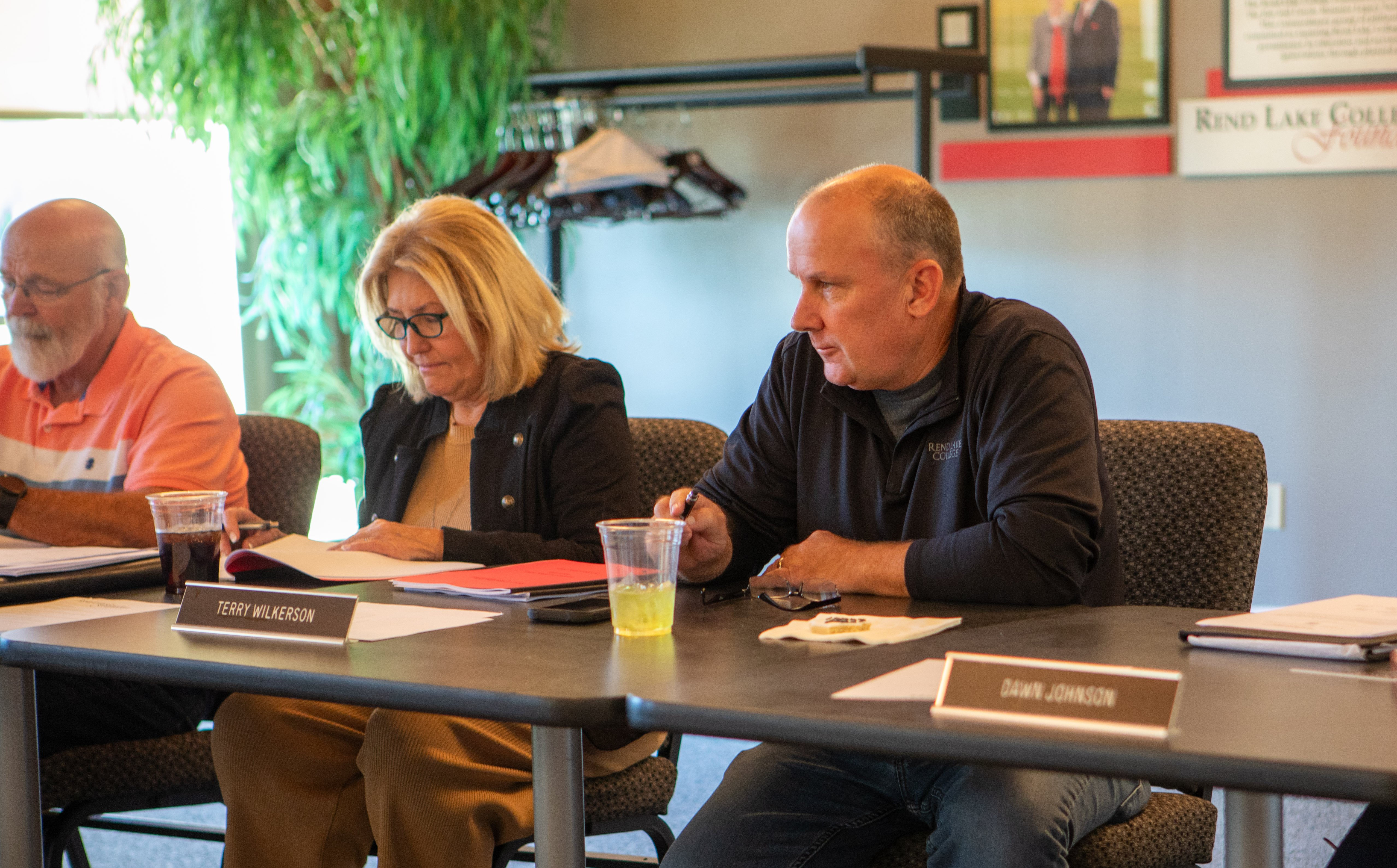 Wilkerson attends his first meeting as a new member during the October 23, 2025, RLCF Board of ...